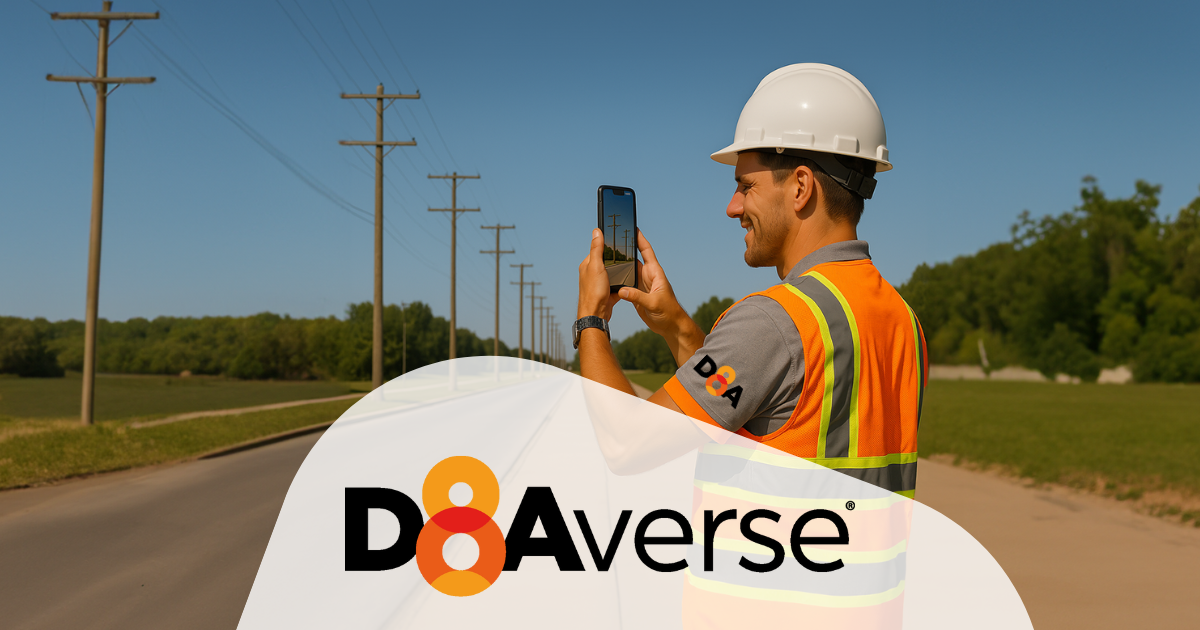Utility Pole Data Capture App | D8Acapture – 3X Faster, No Extra Hardware